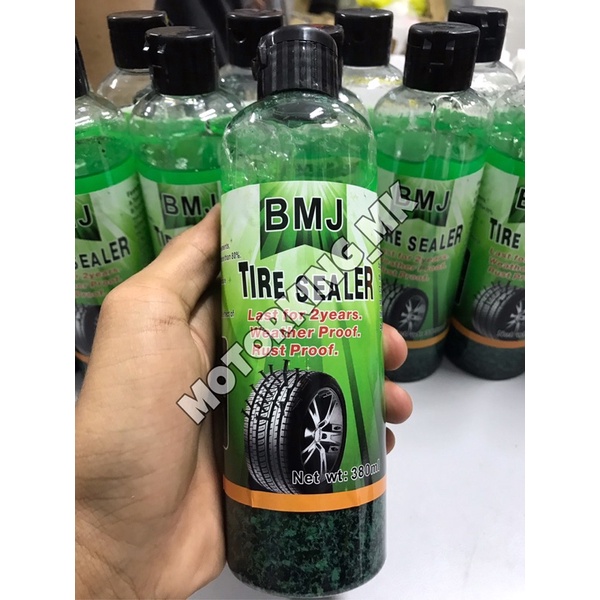 GAM TAYAR TIRE SEALER BMJ 380ml TIUBLESS WATER | Shopee Malaysia
