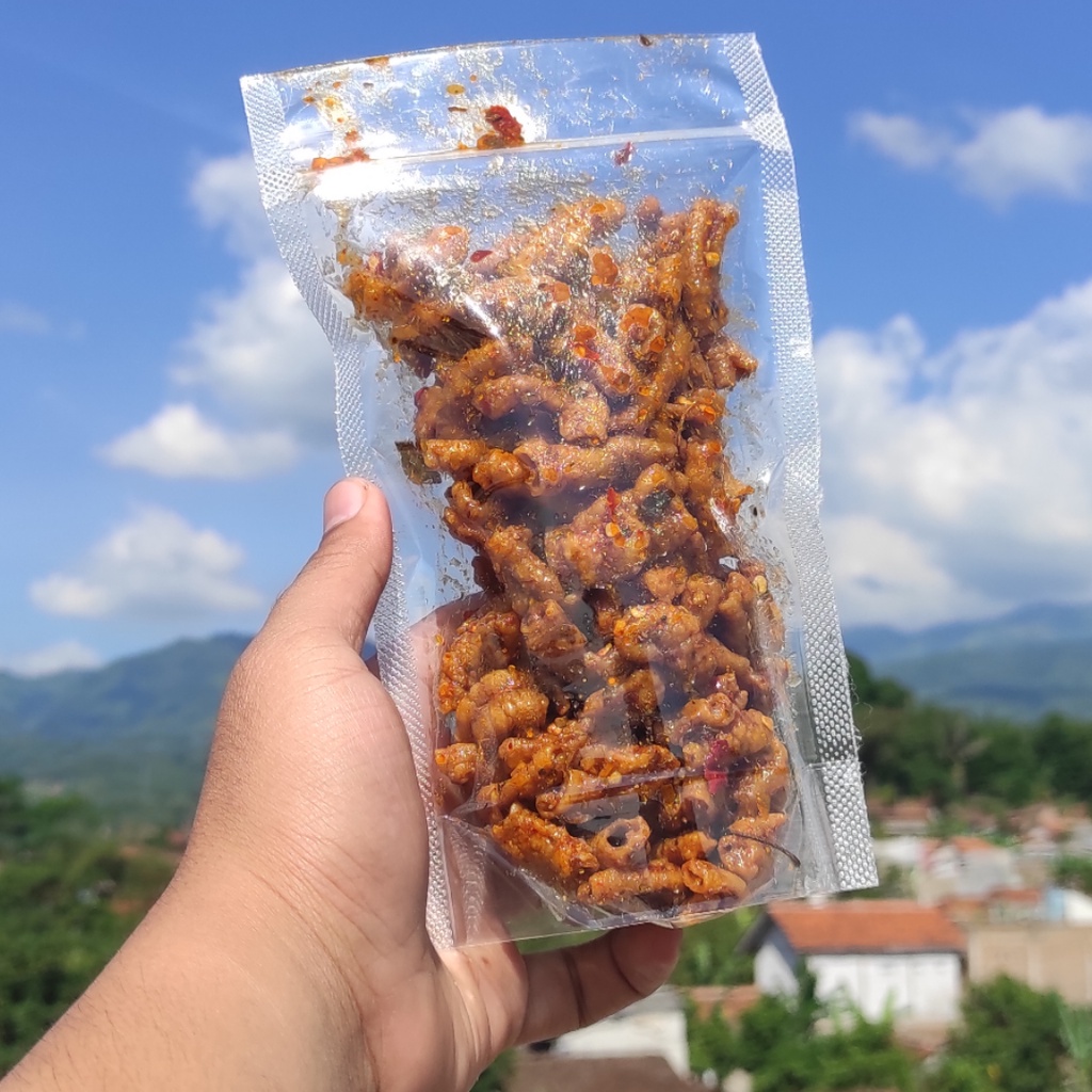 Chicken Intestine Chips 100gr HALAL Orange Leaves 100% | Shopee Malaysia