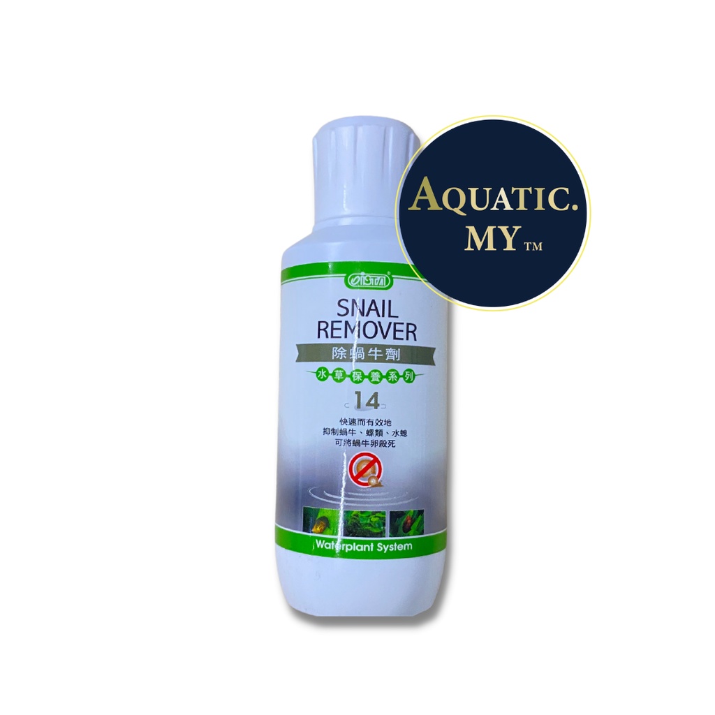 ISTA Snail Remover 120ml Aquarium Anti Snail Treatment /Ubat Buang ...