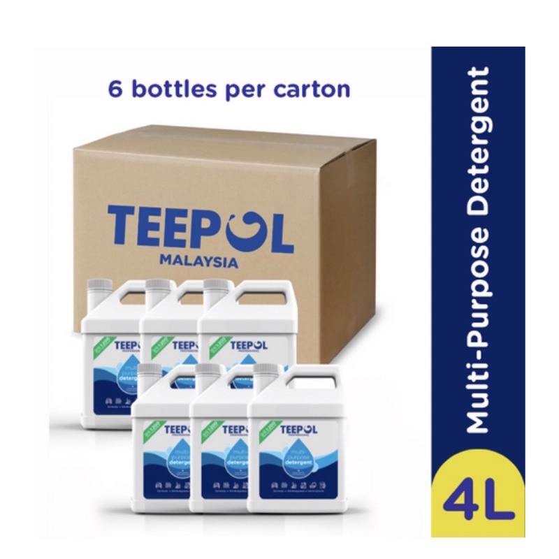 Teepol Multipurpose Detergent (Per carton- 6 bottles) | Shopee Malaysia