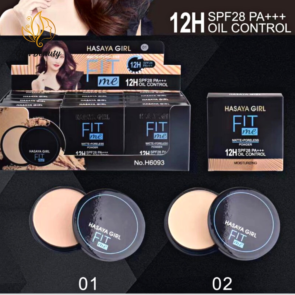 HASAYA GIRL FIT ME OIL CONTROL POWDER SPF28 PA+++ (H6093) | Shopee Malaysia