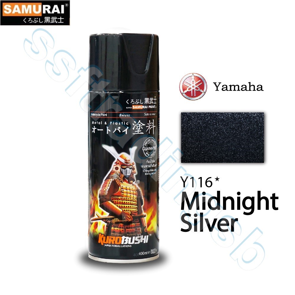SAMURAI Y116* MIDNIGHT SILVER / SAMURAI SPRAY PAINT / SAMURAI MIDNIGHT ...
