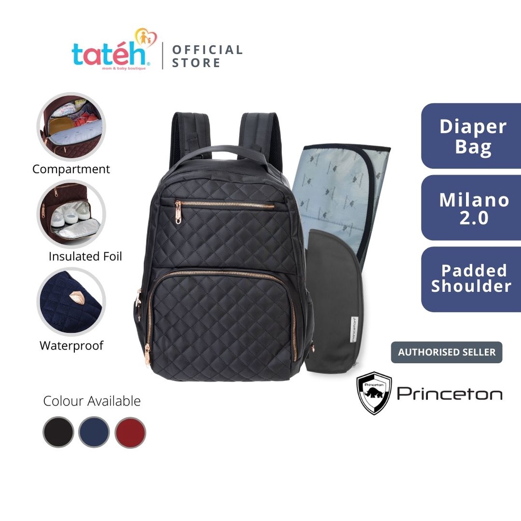 Princeton Diaper Bag Milano Series 2.0 | Shopee Malaysia