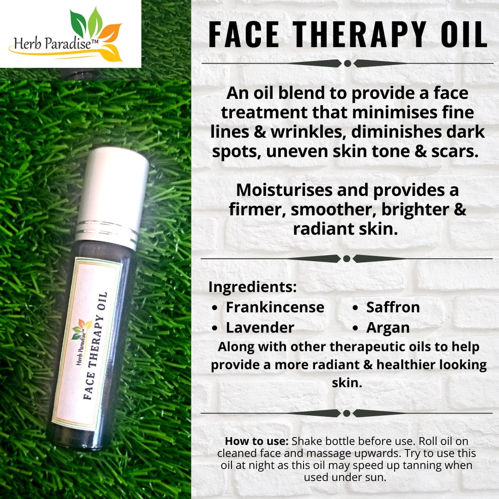 Herb Paradise - Face Therapy Oil (Anti-aging / Minimise Pore / Age Spot ...