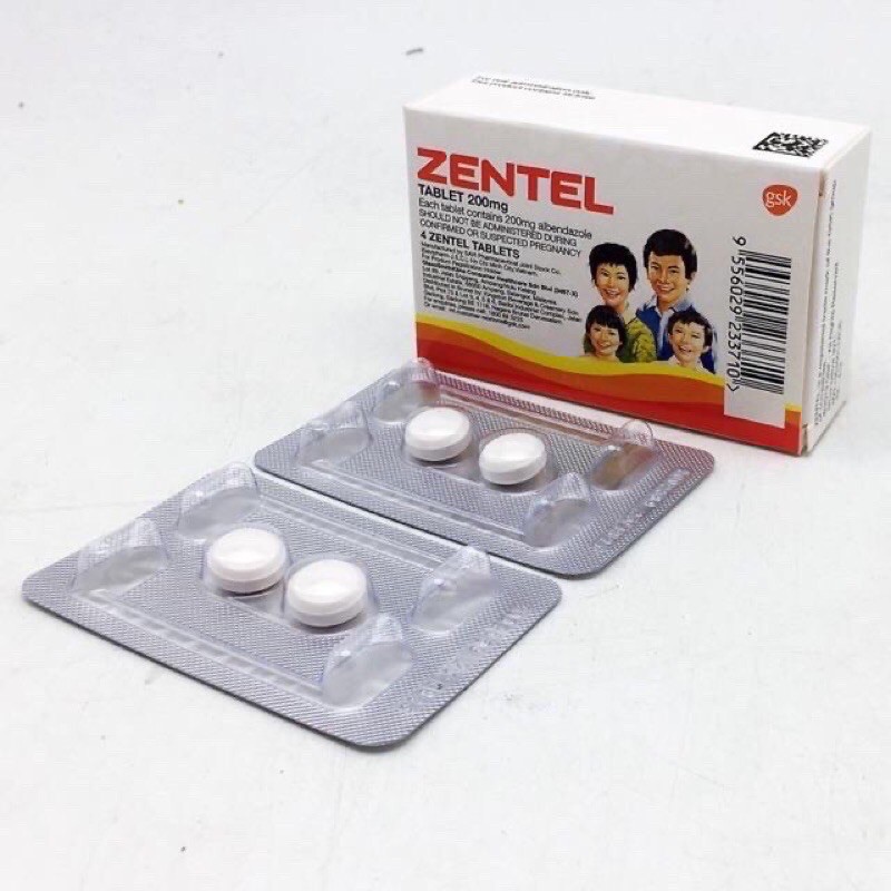 ZENTEL TABLET 200 mg ubat cacing | Shopee Malaysia