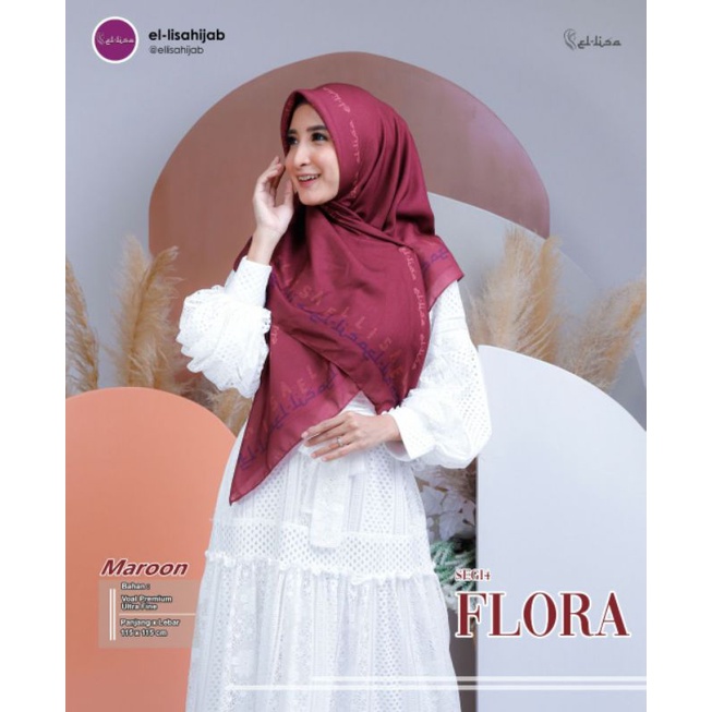 Premium Beautiful Hijab / Quadrilateral flora original el lisa ...