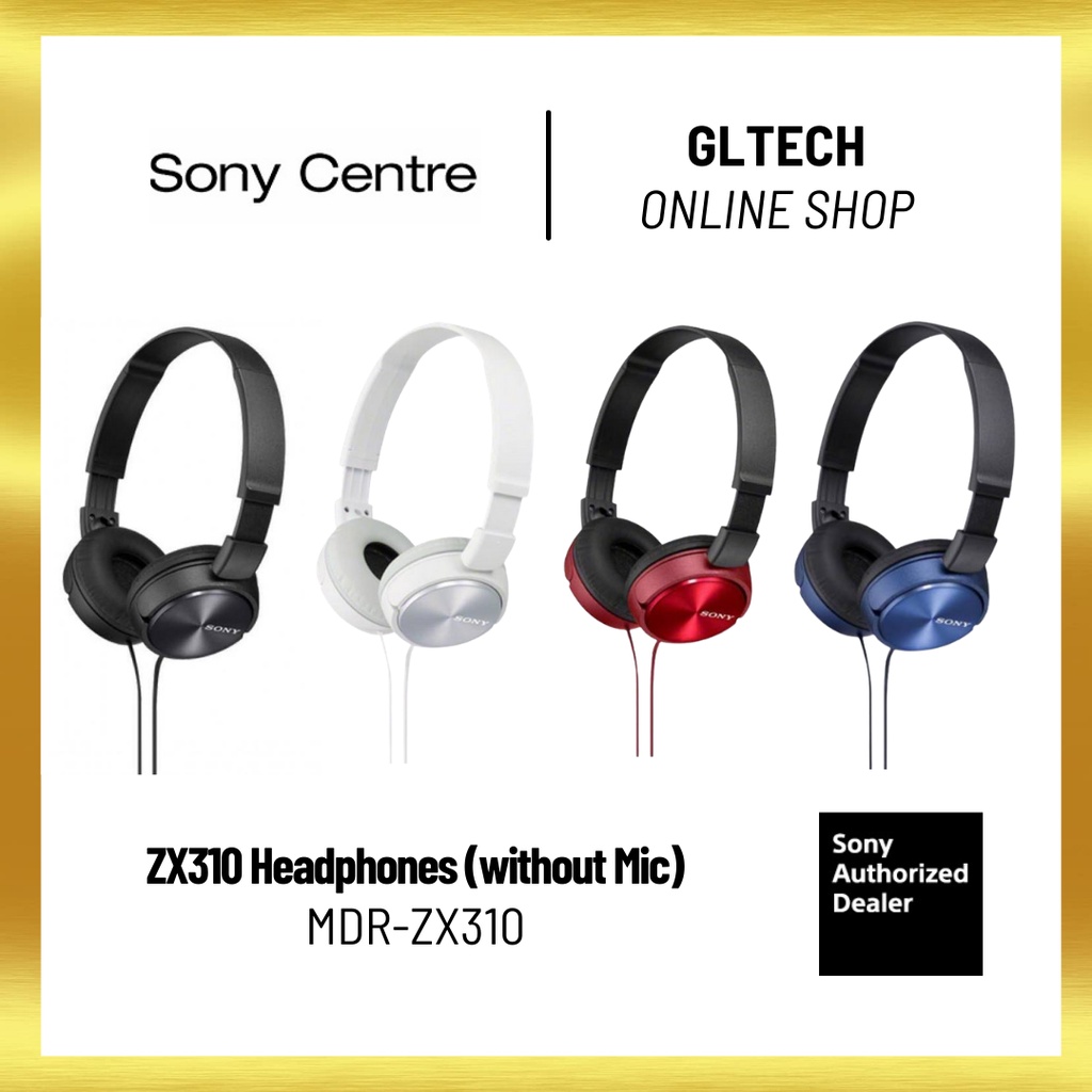 Sony [MDR-ZX310] ZX310 Headphones (without Mic) | Shopee Malaysia