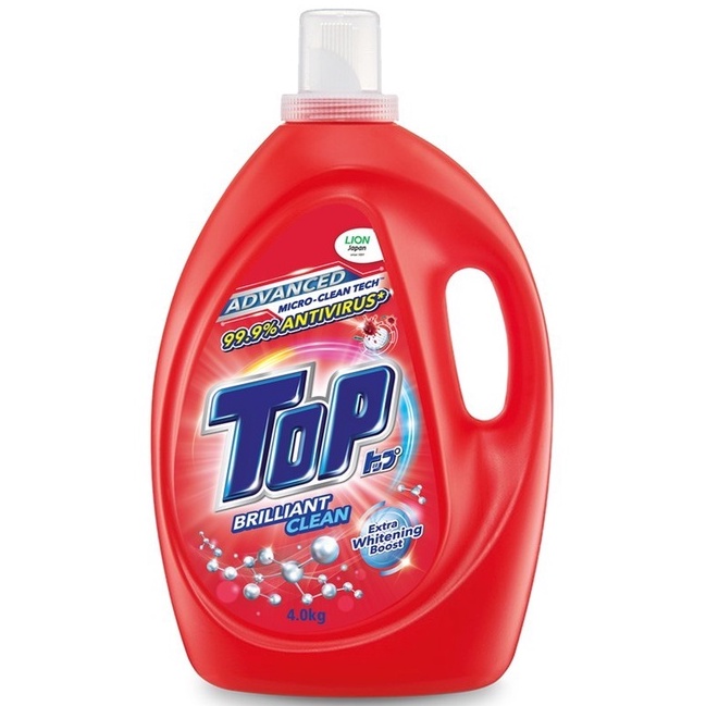 TOP LIQUID DETERGENT MICRO CLEAN 3.6KG / 4KG BLOOMING PLEASURES/STAIN ...