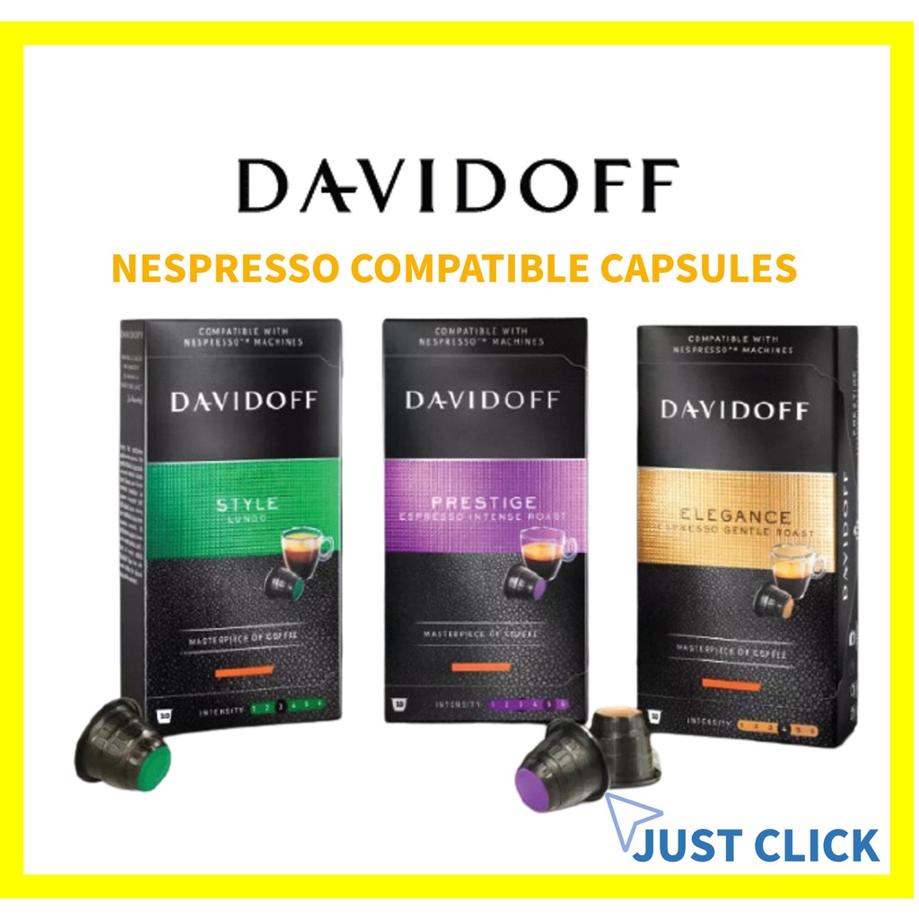 Davidoff Nespresso Coffee Capsules 3 Flavors #Davidoff | Shopee Malaysia