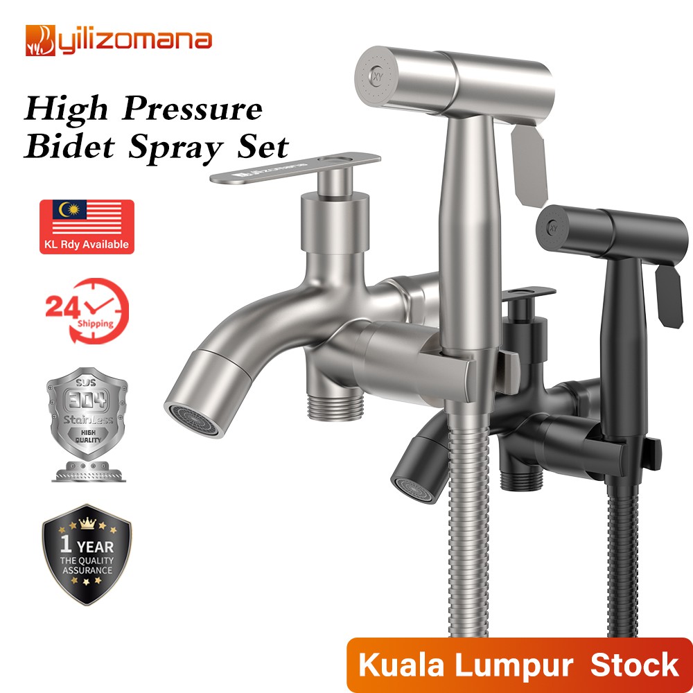 Paip Air Paip Tandas Kepala Paip 2 arah spray set hand bidet two way ...