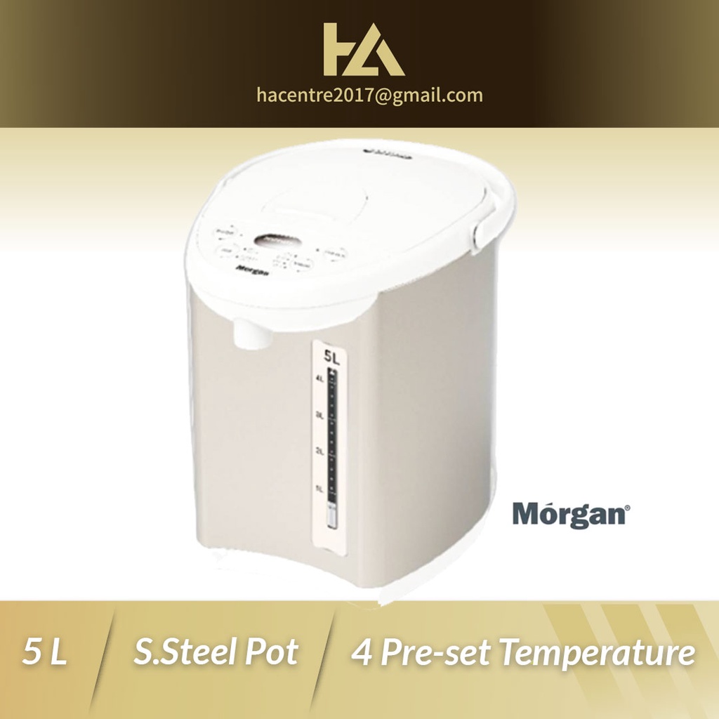 Morgan 5L Thermo Pot MTP-350TS / MTP350TS 电热水瓶 Pemanas Thermos | Shopee ...