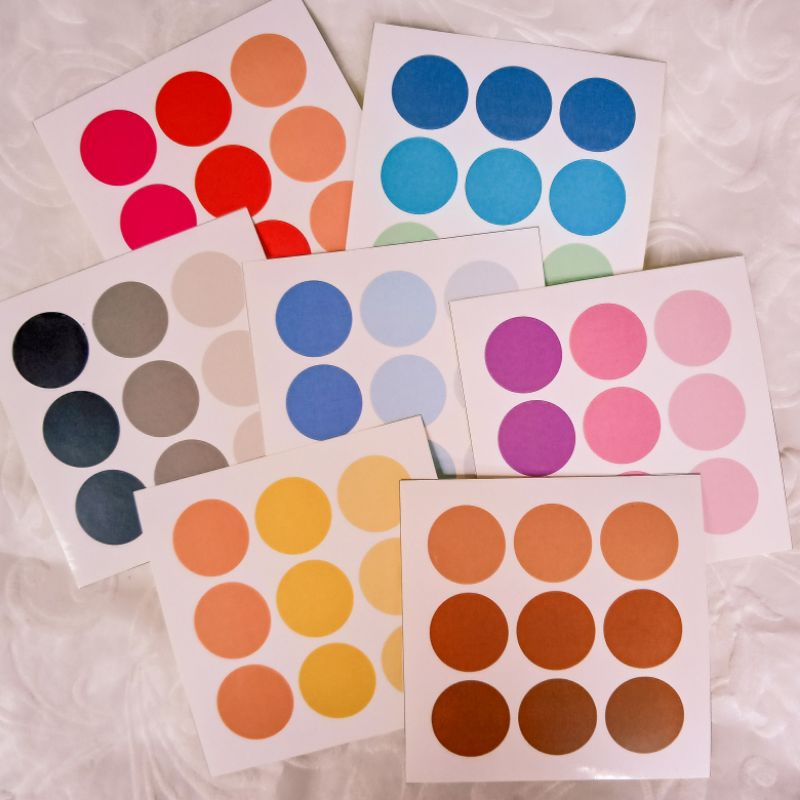 (DSP) Mini ROUND STICKER UNCUTOR/SHEET ROUND STICKER | Shopee Malaysia