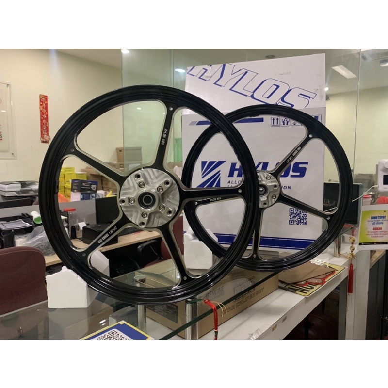 Y16ZR/Y15ZR HYLOS NEW OPEN HUB CNC PORTING SPORT RIM 160/160-17 | Shopee Malaysia