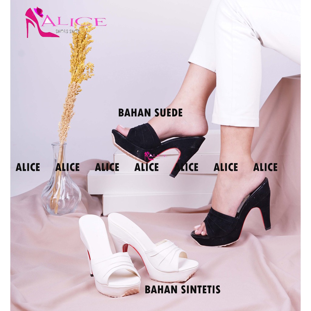 Alice - Real Pic Korean Women's High Heels 9cm Black and White kokop ...