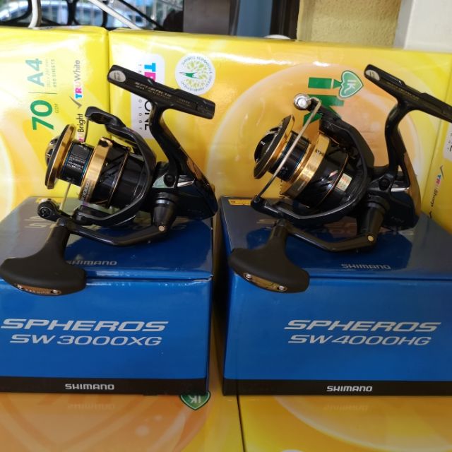 SHIMANO SPHEROS SW3000XG/SW4000HG SALTWATER FISHING REEL | Shopee Malaysia