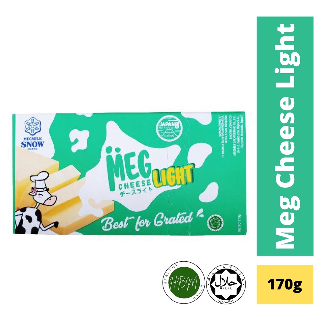 Meg Cheddar Cheese Light 170gm / Cheese parut / Pizza Cheese / ready ...
