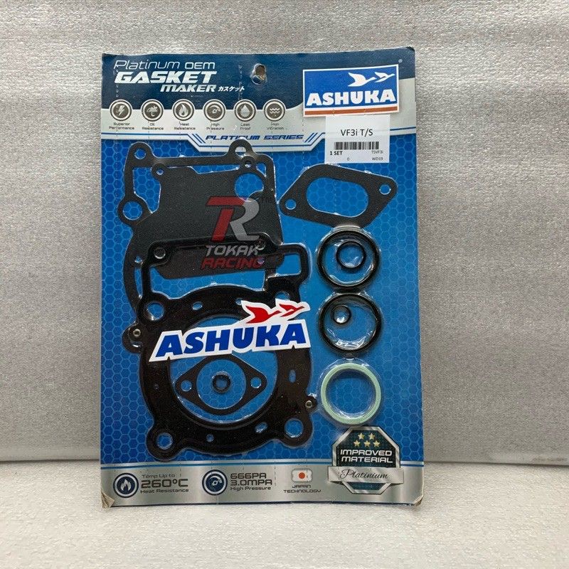 ASHUKA TOPSET TOP SET GASKET SYM VF3i VF3 185 STD 65MM 66MM 68MM 72MM ...