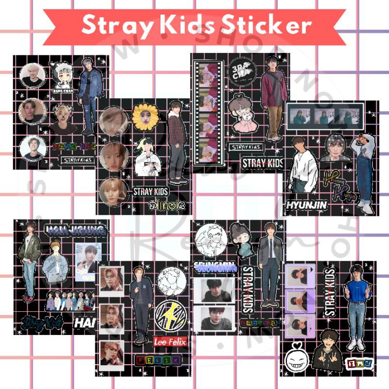 (min 4 Pcs) Straykids Sticker / Stray Kids Sticker Custom / Cheap Skz ...