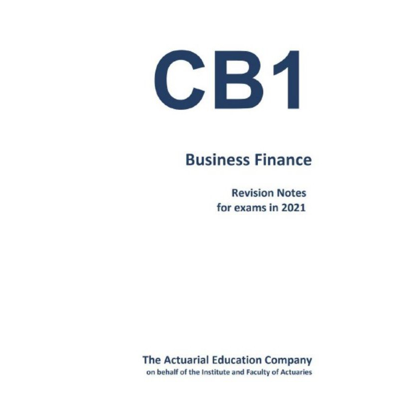 [USED BOOKS STORE] IFoA Acted CMP Revision notes | Shopee Malaysia