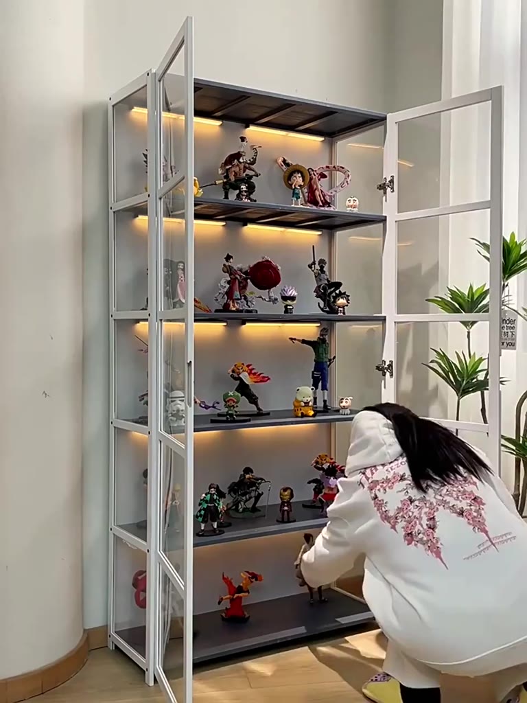 Hand-Made Display Cabinet Acrylic Display Shelf Display Cabinet Model ...