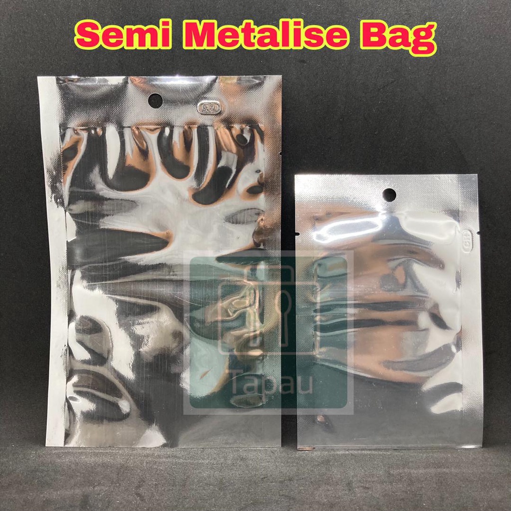 TAPAU - (100pcs±) AO Bag Aluminium Foil Bag Aluminium Semi Metalised ...
