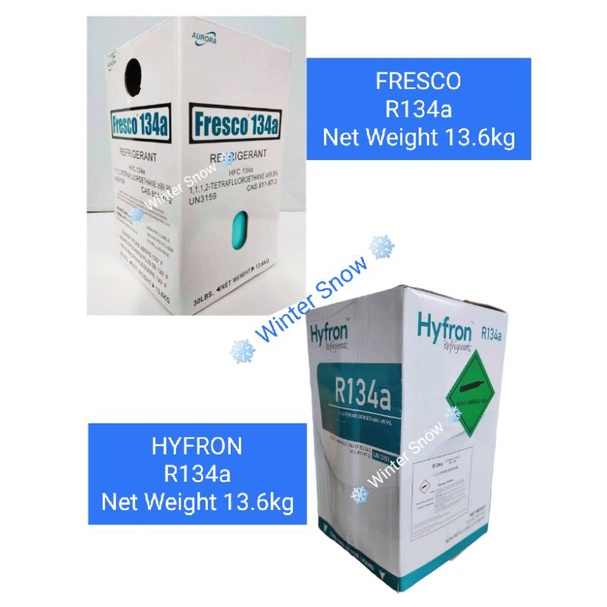 FRESCO R134a / HYFRON R134a / Refrigerant 134a / Gas Aircond r134a / r134a gas / r134 gas ...