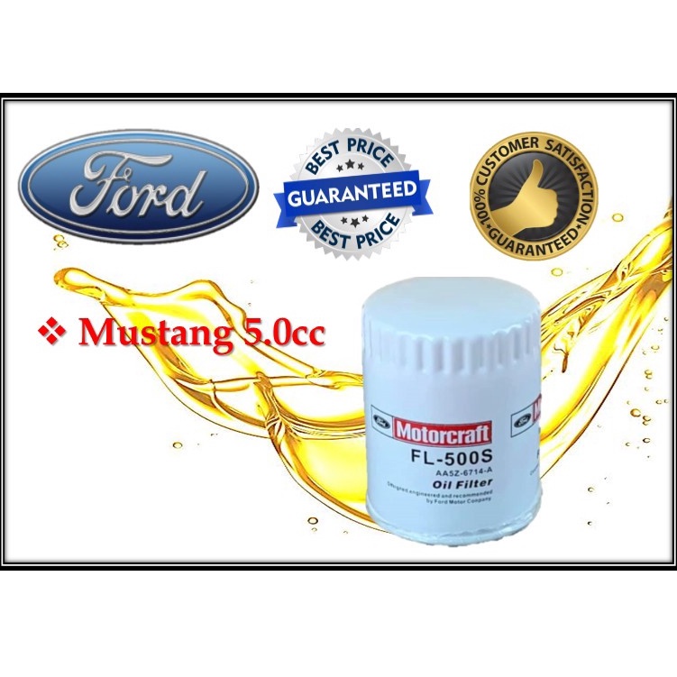 Ford - Mustang 5.0cc Oil Filter AA5Z-6714-A (FL-500S) | Shopee Malaysia