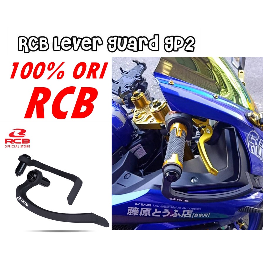 RCB Lever Guard GP2 V2 Set Black Y15ZR Y16ZR RS150 SYM VF3 MT15 R15 NVX ...