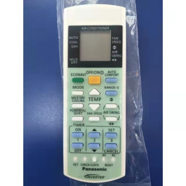 Panasonic Inverter Air Cond Remote Control Model : PS or S series ...