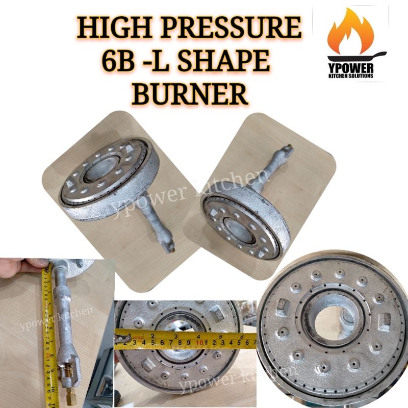 6B L SHAPE High Pressure Gas Stove Burner | Shopee Malaysia