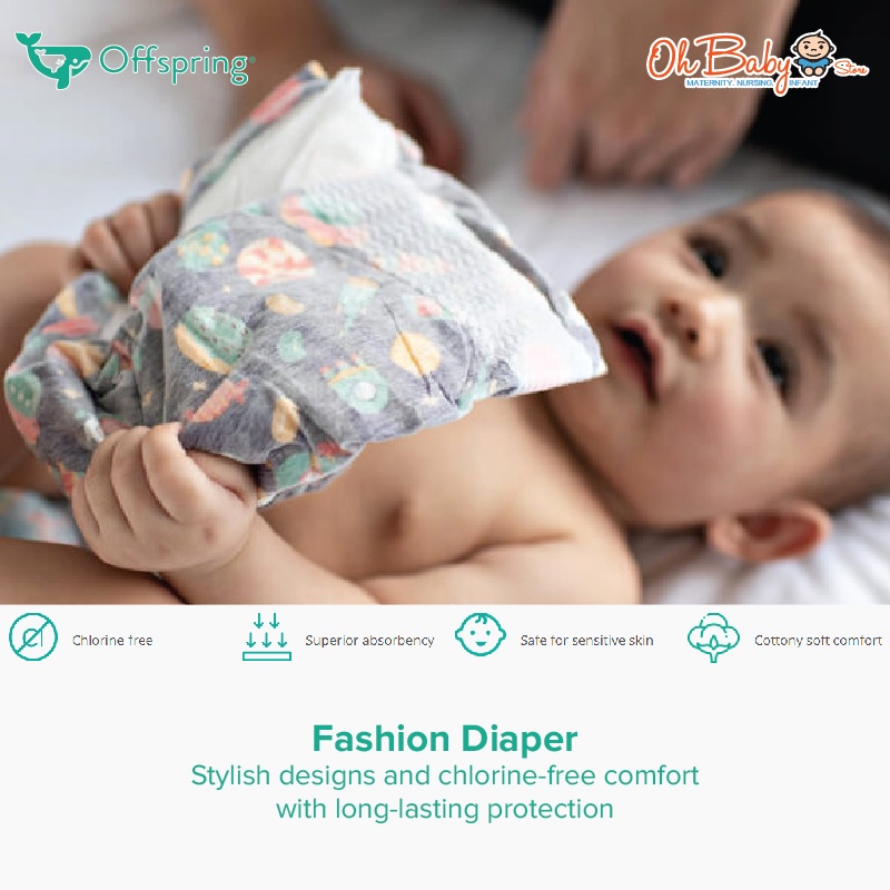 Offspring Fashion Pants Diapers L 9-14kg (36pcs) | Shopee Malaysia