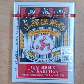 Ubat Serbuk CAP KAKI 3 Aspirin (600mg/sachet) | Shopee Malaysia