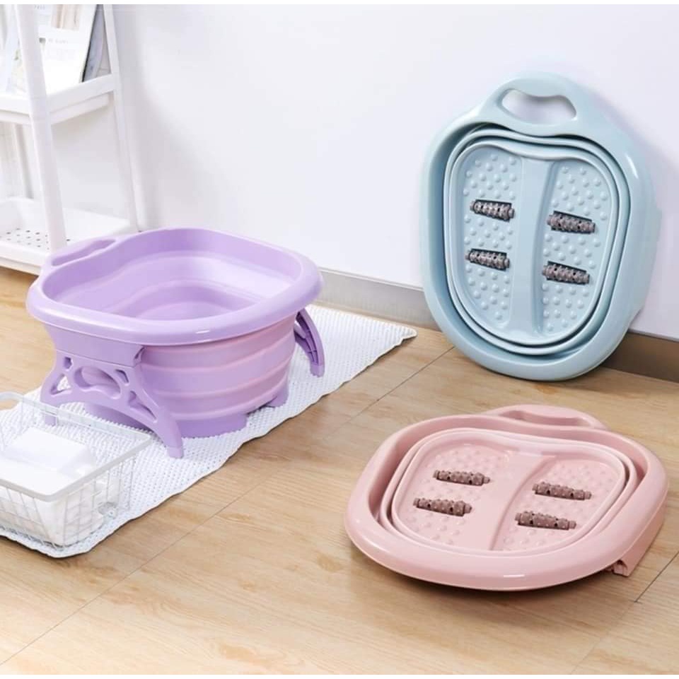 🌟Ready Stock🌟 TKL062💢Foldable Foot Bath Foot Spa Soak Massage Relaxing ...