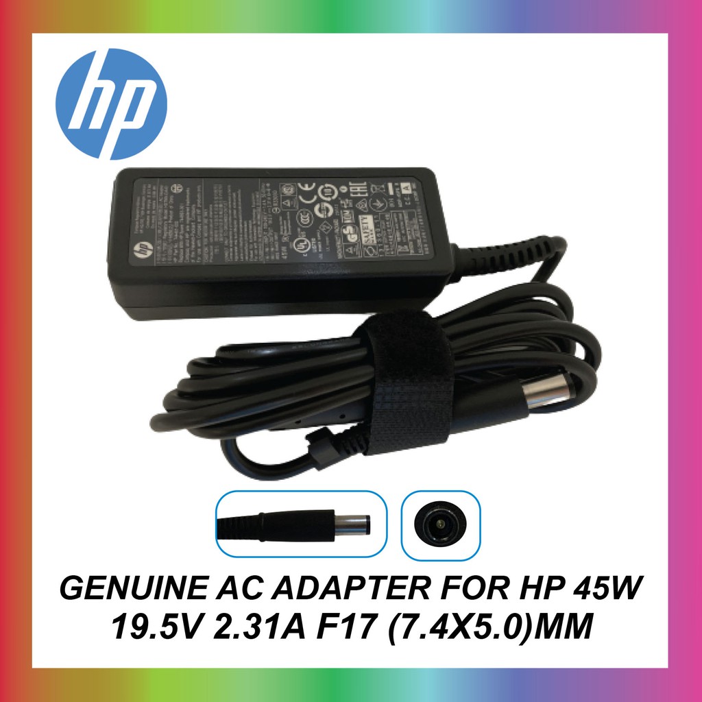 HP Original 45W ADAPTER 19.5V 2.31A F17 (7.4X5.0) for HP Pavilion Split ...