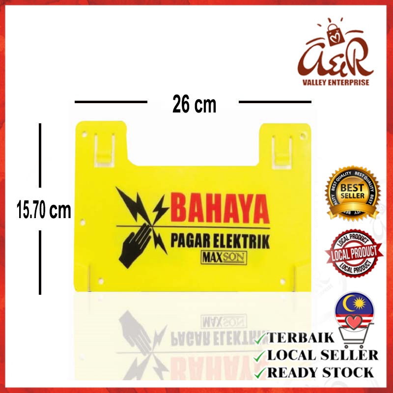 MAXSON Warning Signboard / Tanda Amaran ( BAHASA MELAYU )Sign Board ...