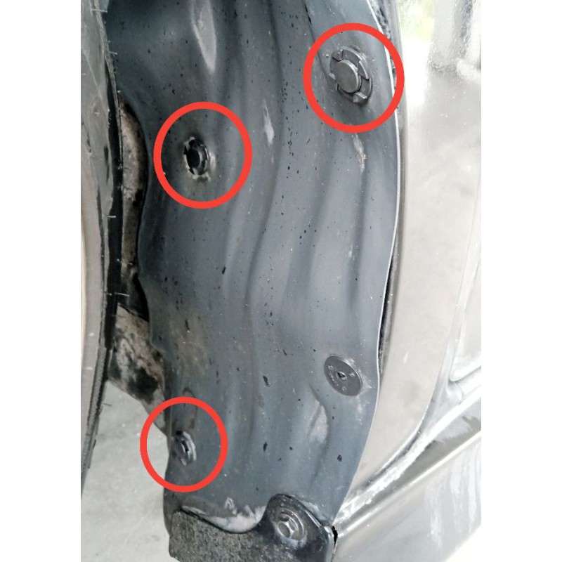 Inner Fender Trim Clip (25pcs) 8mm Perodua Myvi, Viva, Alza, Axia Honda ...