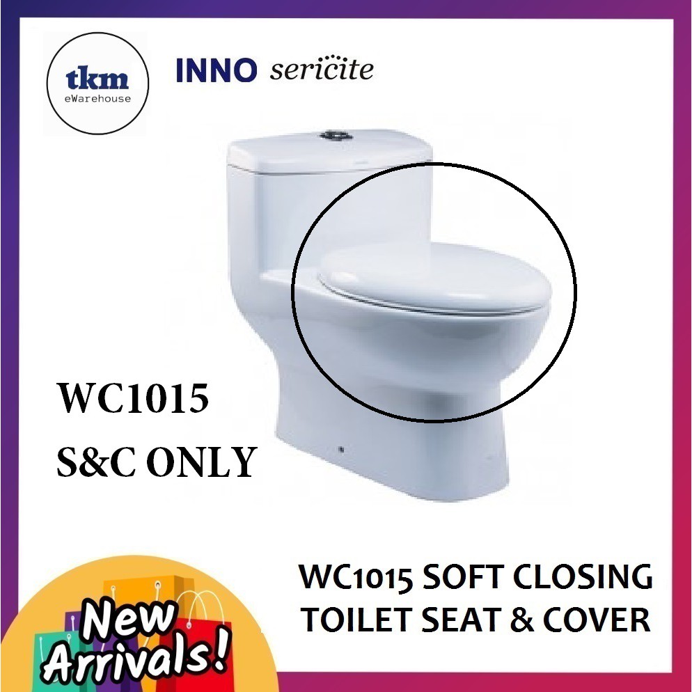 INNO SERICITE HEAVY DUTY V SHAPE SOFT CLOSE CLOSING TOILET SEAT AND ...