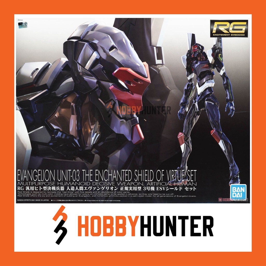 (Stock Ready)Bandai RG Evangelion Unit 03 The Enchanted Shield Of ...