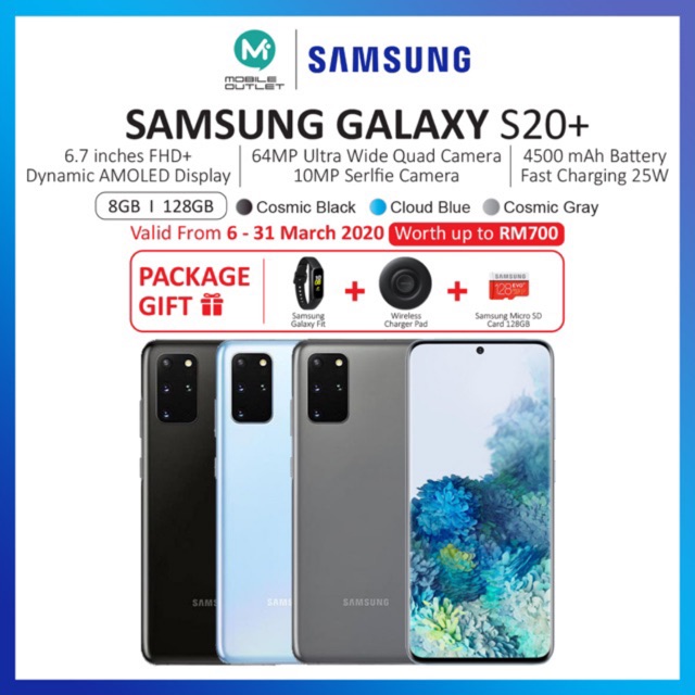 Samsung Galaxy S20 Plus (Original Samsung Msia) Free Gift Worth RM700 ...