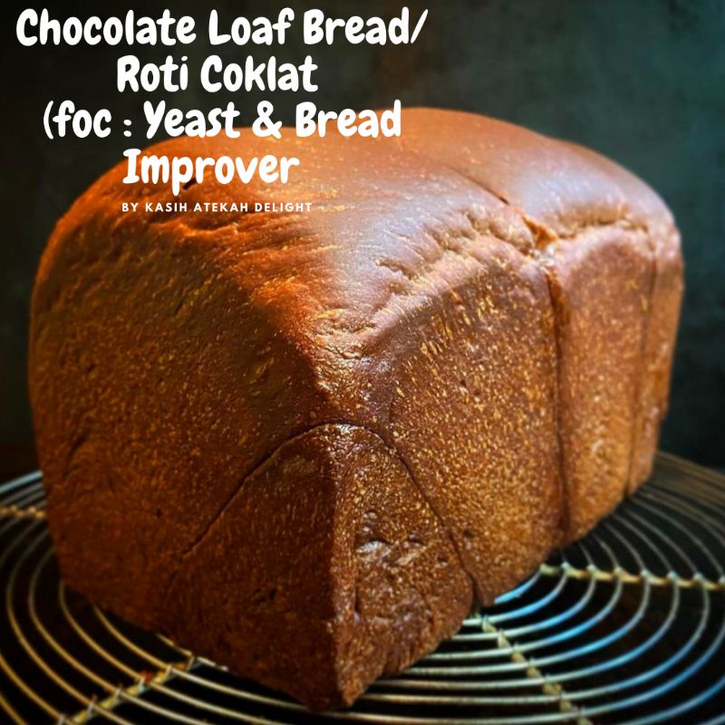 Tepung Roti Loaf Coklat Premix 600g | Chocolate Loaf Bread | Sweet Bun ...