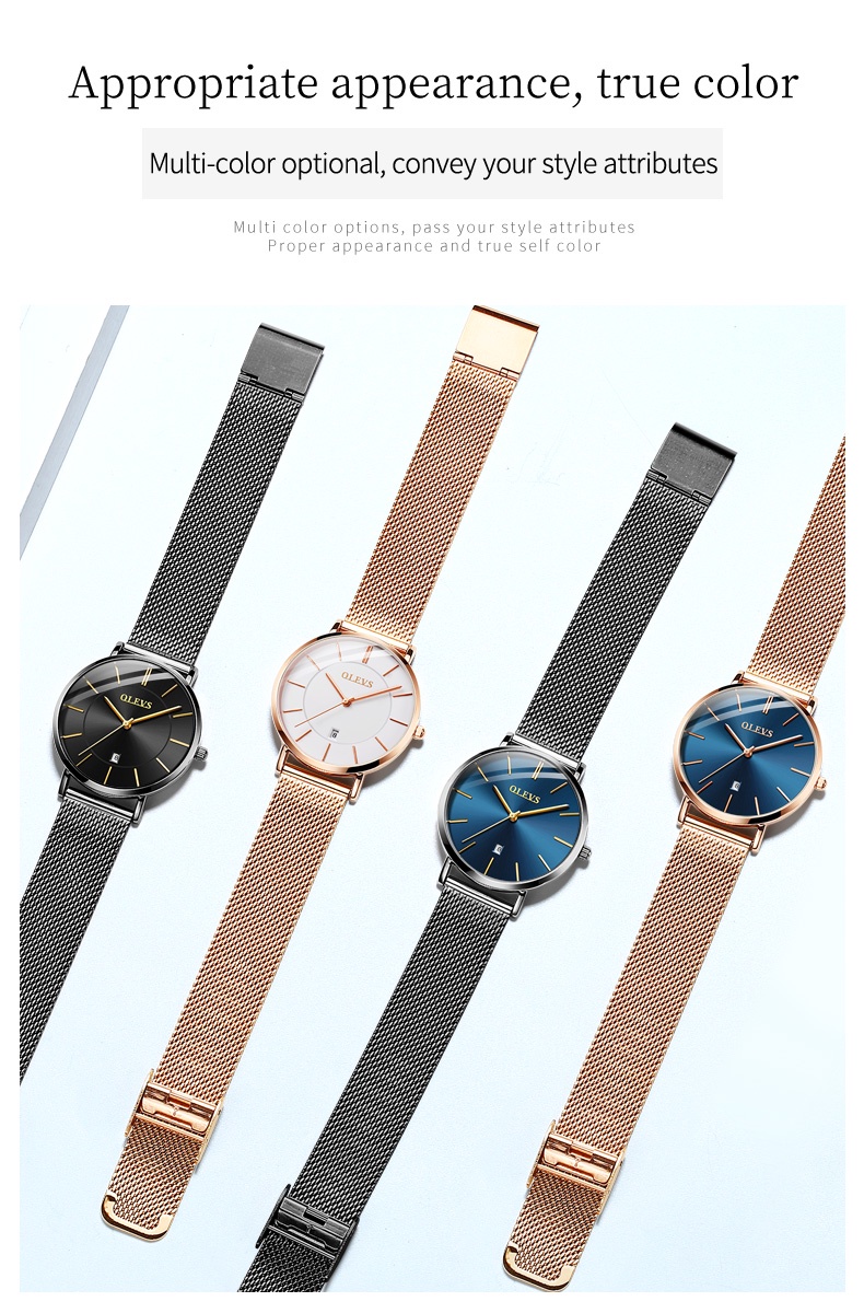 OLEVS Original Jam Tangan Wanita Women's Casual Watches Women's Watches ...