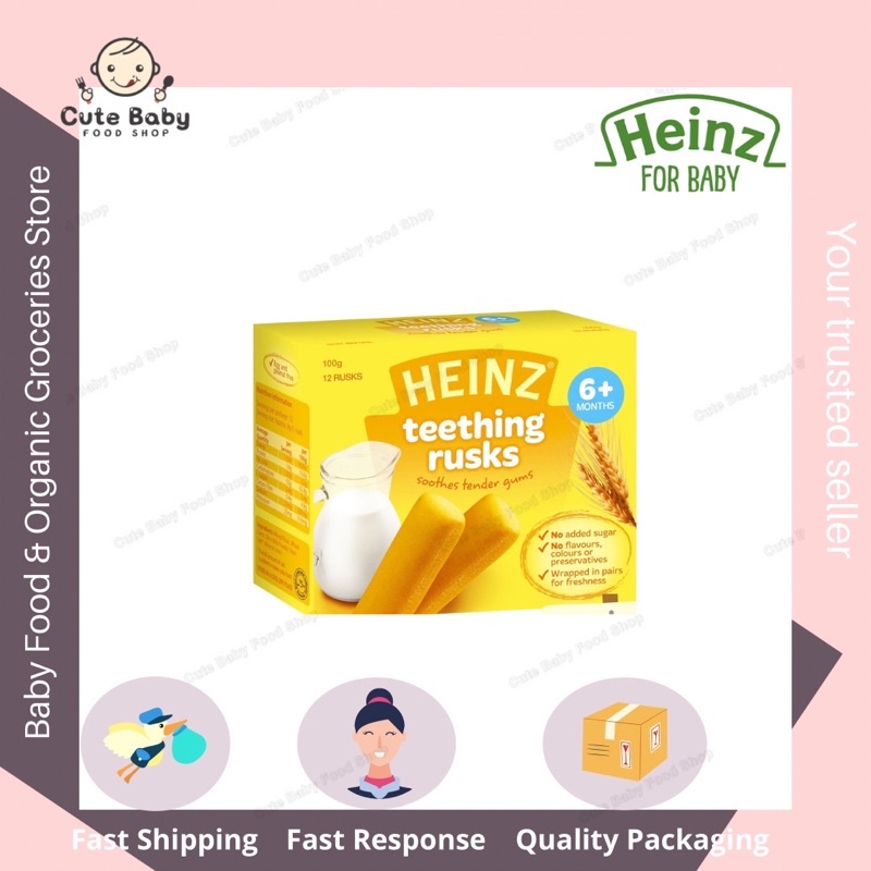 HEINZ Teething Rusks 100g | Shopee Malaysia