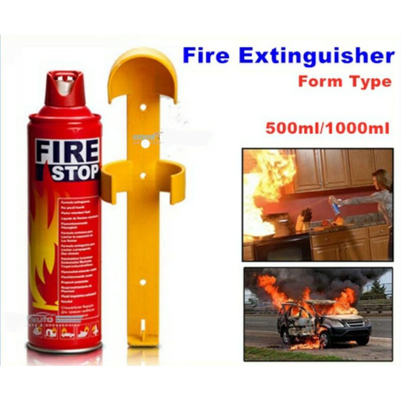Mini Portable Fire Extinguisher Car And Home Use Form Type 500ml ...