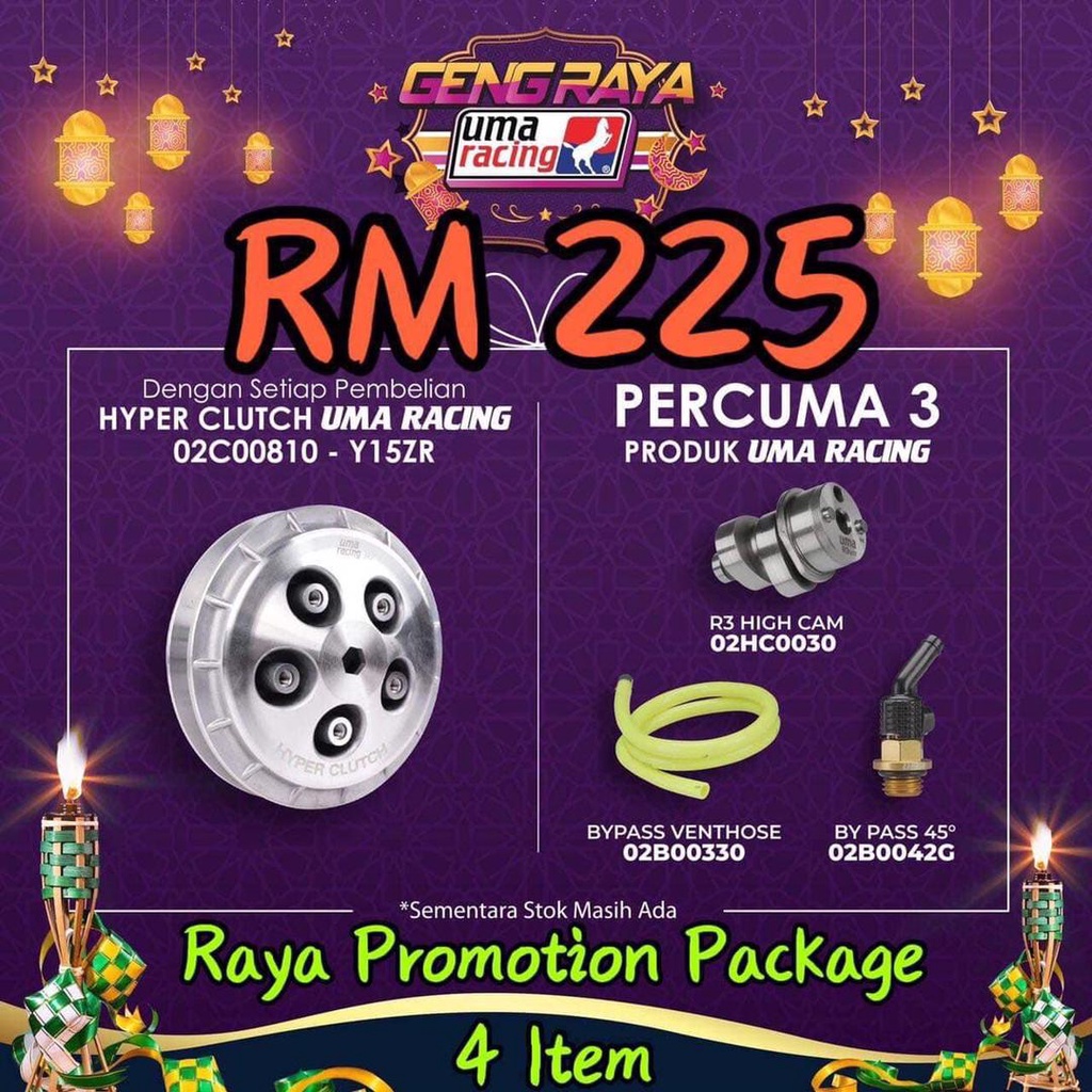 PROMOTION GENG RAYA UMA RACING PACKAGE Y15ZR | Shopee Malaysia