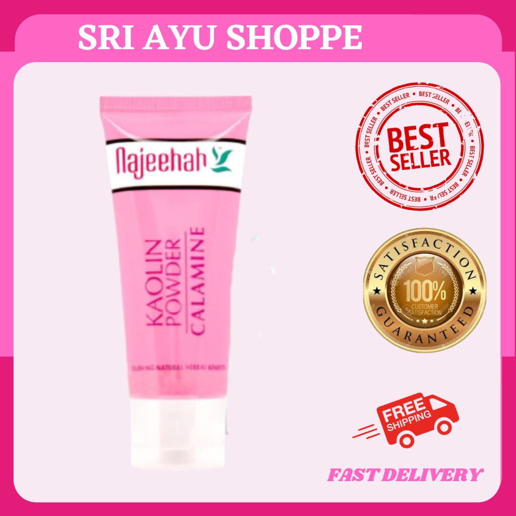 Koalin Powder Calamine Najeehah-Bedak Berubat Tanah Liat Sesuai Untuk ...