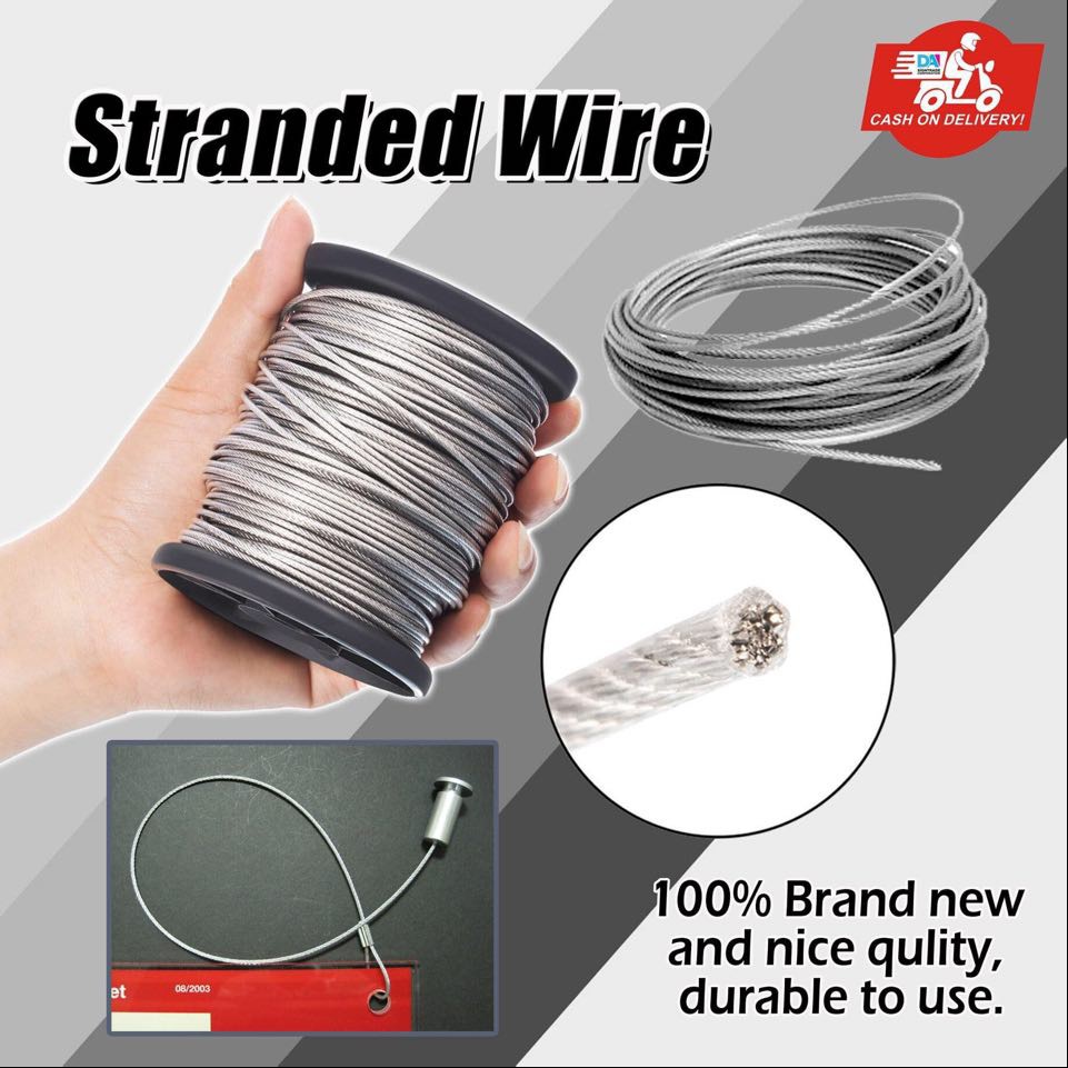 2 mm Stranded Hanging Wire for Wall Frames & Signages | Shopee Malaysia