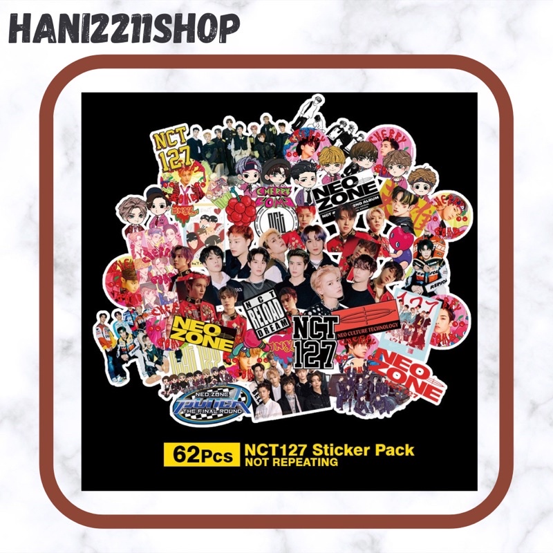 NCT 127 STICKERS 62 PCS | Shopee Malaysia