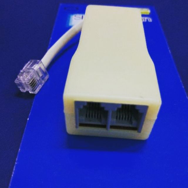 ADSL Splitter Telephone/Modem With Line 6cm | Shopee Malaysia