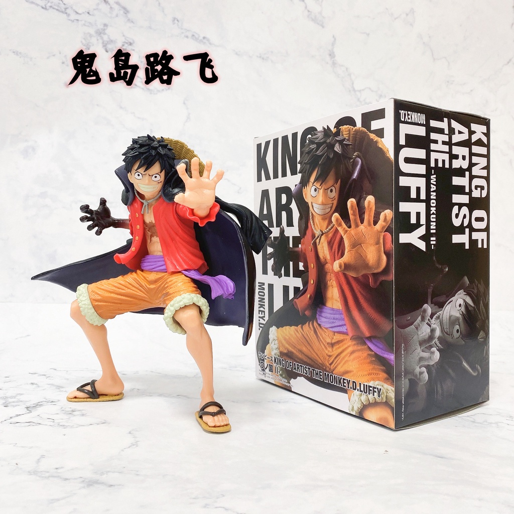One Piece Onishima Luffy Figure Kimono One Piece Anime Luffy Figure ...