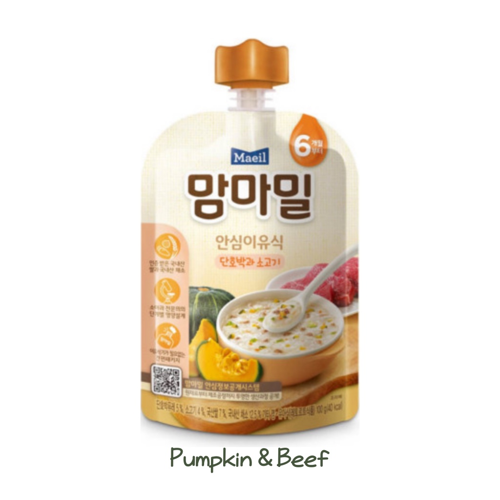 [Maeil] Mamma Meal Baby Food Puree/Porridge / Korean Baby Food Korean ...